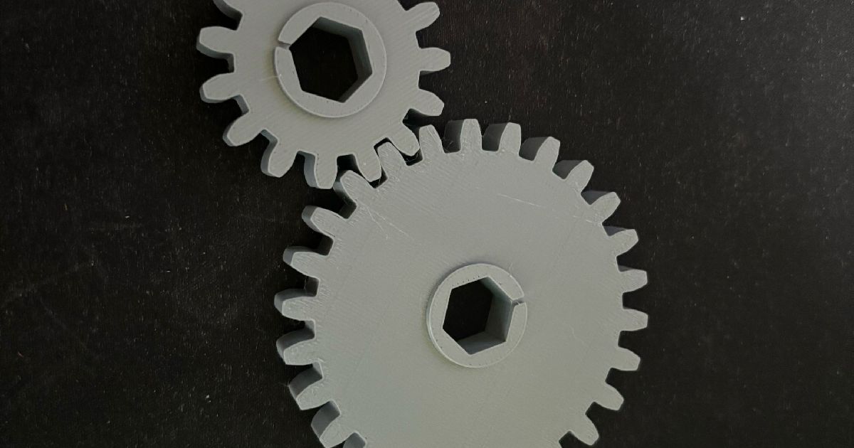 FRC 10DP Gears - 1/2" HEX Bore von ultimate_hecker | Kostenloses STL ...