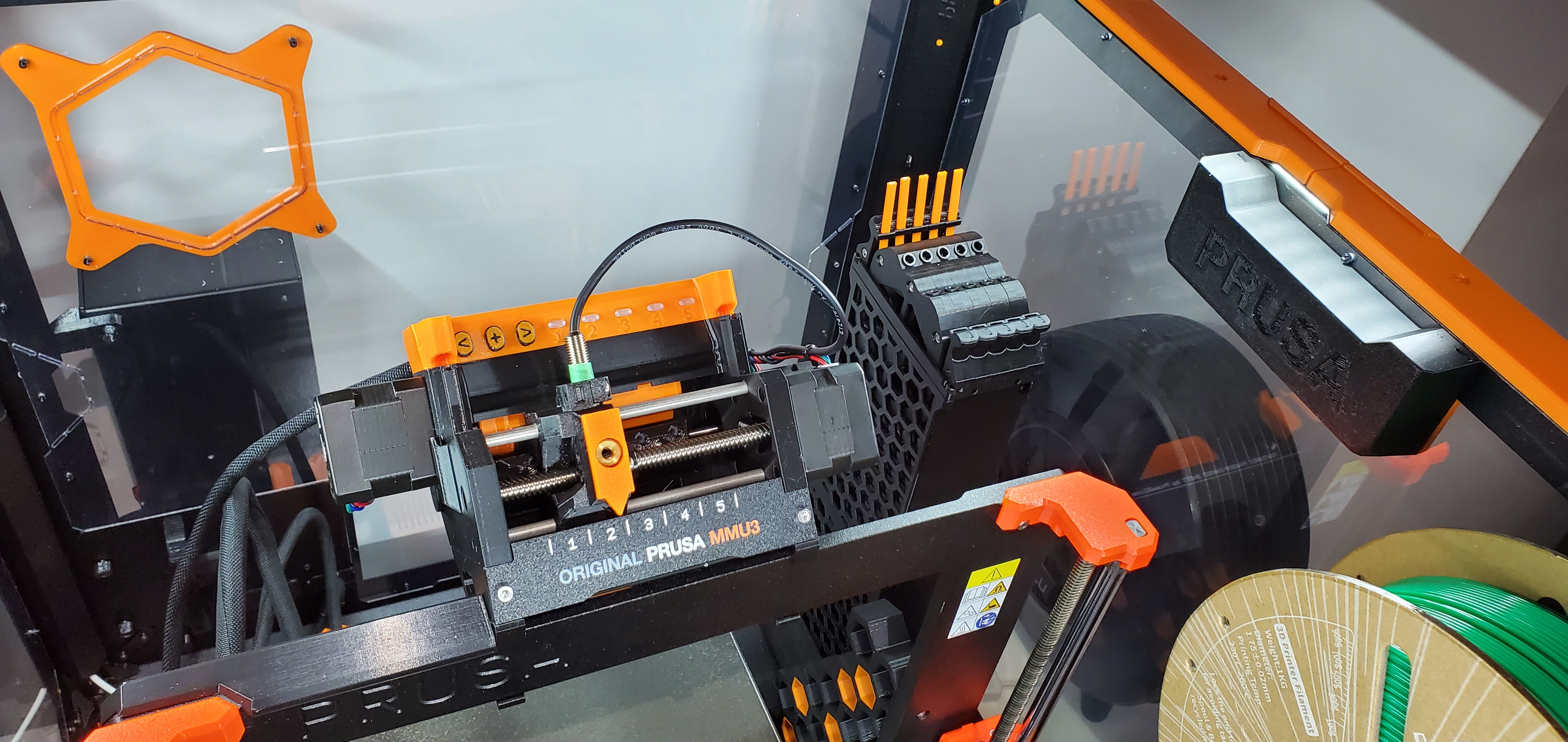 Mmu3 Cassette Compatible Buffer Mount For Prusa Original Enclosure By