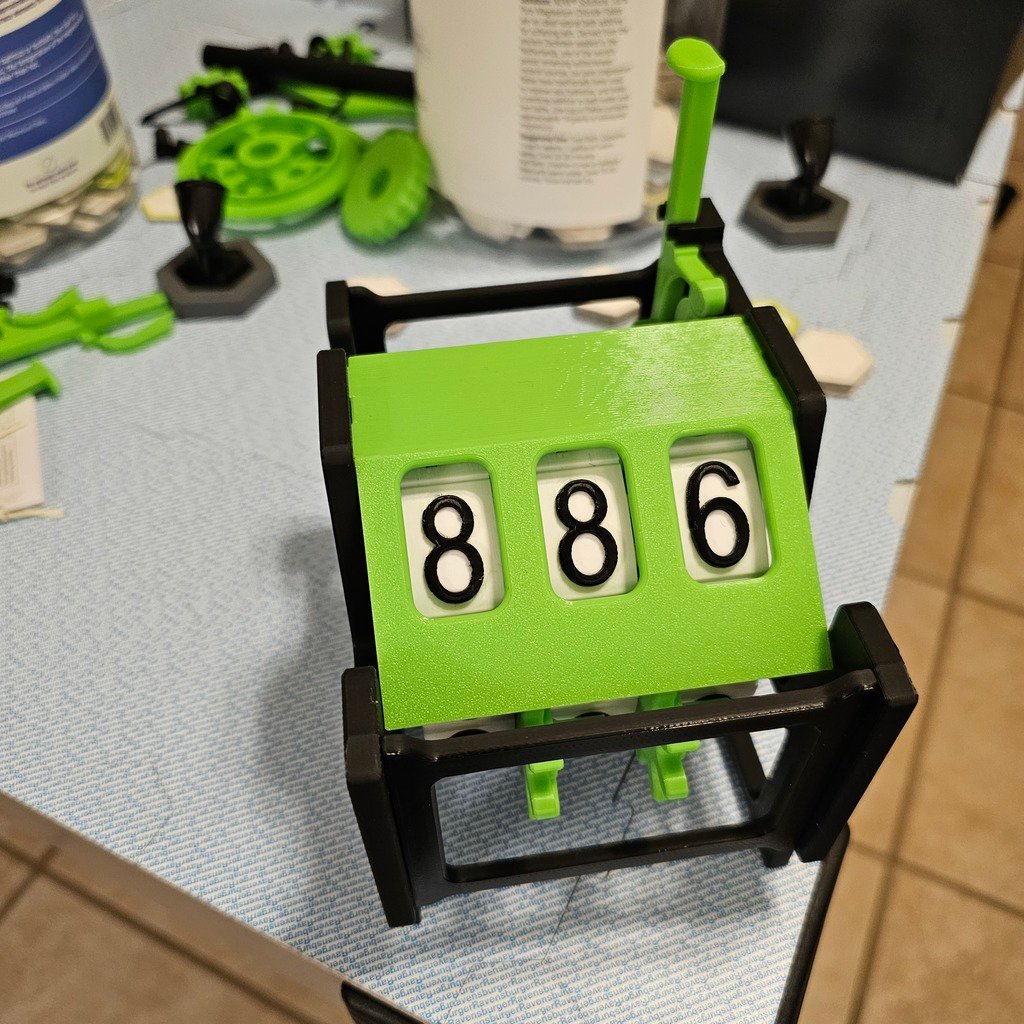 Improved Mechanical Counter by Masked Marble | Download free STL model ...