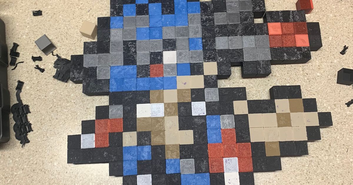 Pixel Cubes by Brandon Schwab | Download free STL model | Printables.com