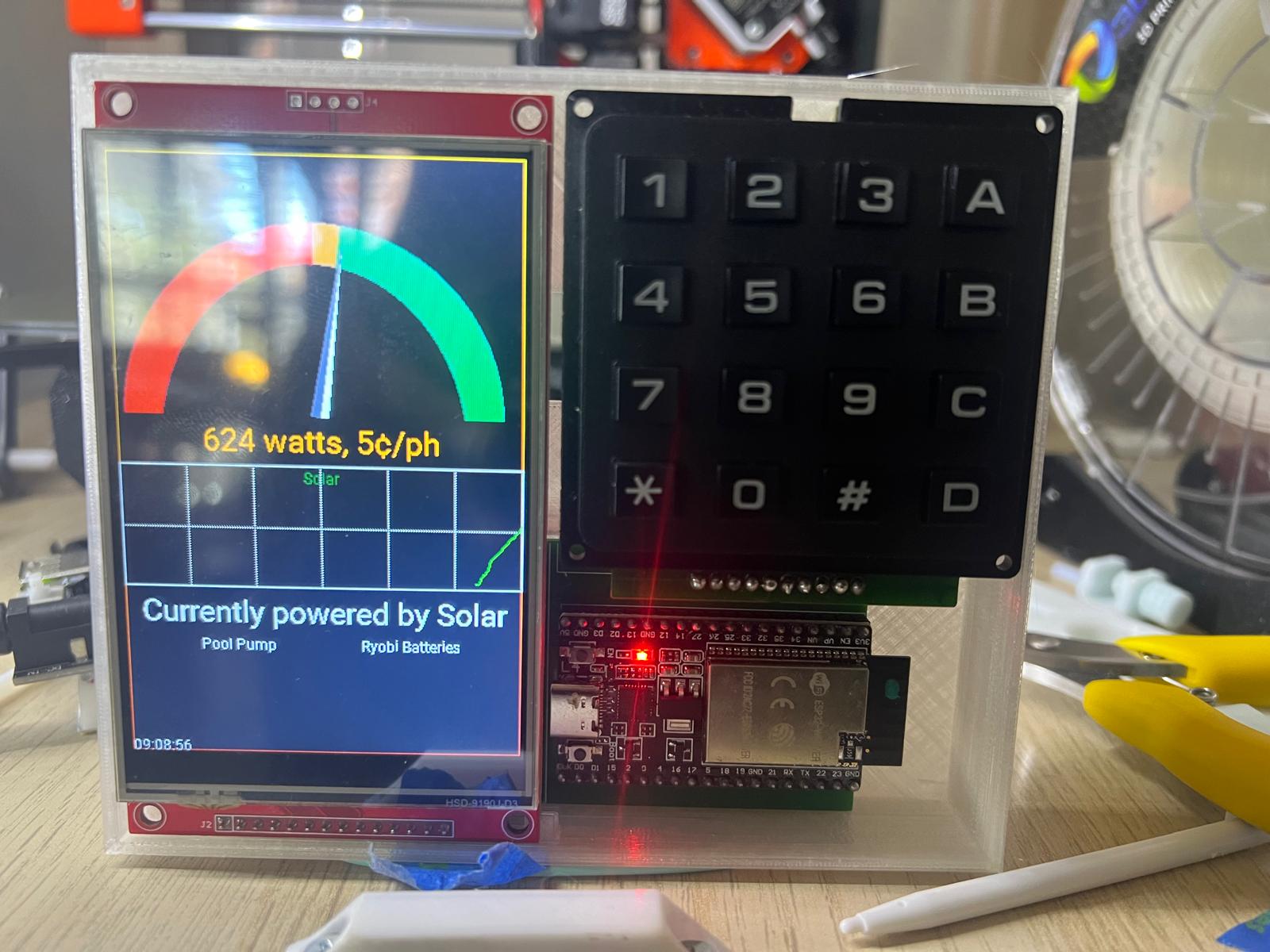 Home Assistant Esphome Esp32 Keypad Touchscreen By Mark B Download Free Stl Model