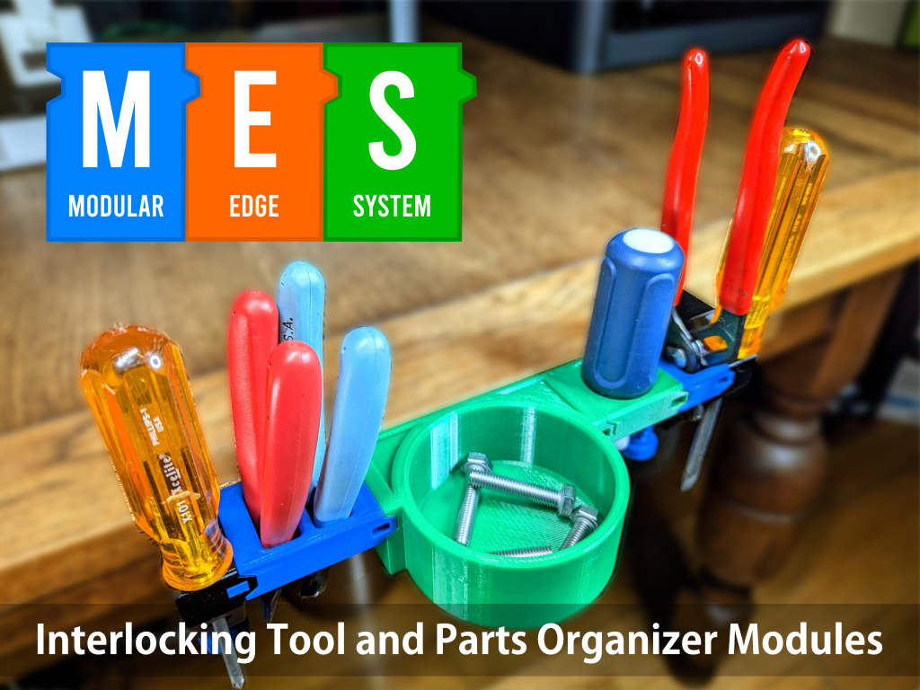 Modular Edge System: Interlocking Tool Organizer by 3D Chihuahua ...