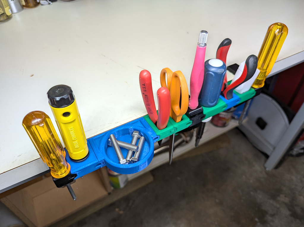 Modular Edge System: Interlocking Tool Organizer by 3D Chihuahua ...