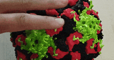 Educational Model: Icosahedral Virus with Magnets (multi-material) by ...