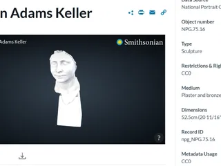 Helen Adams Keller by Books | Download free STL model | Printables.com
