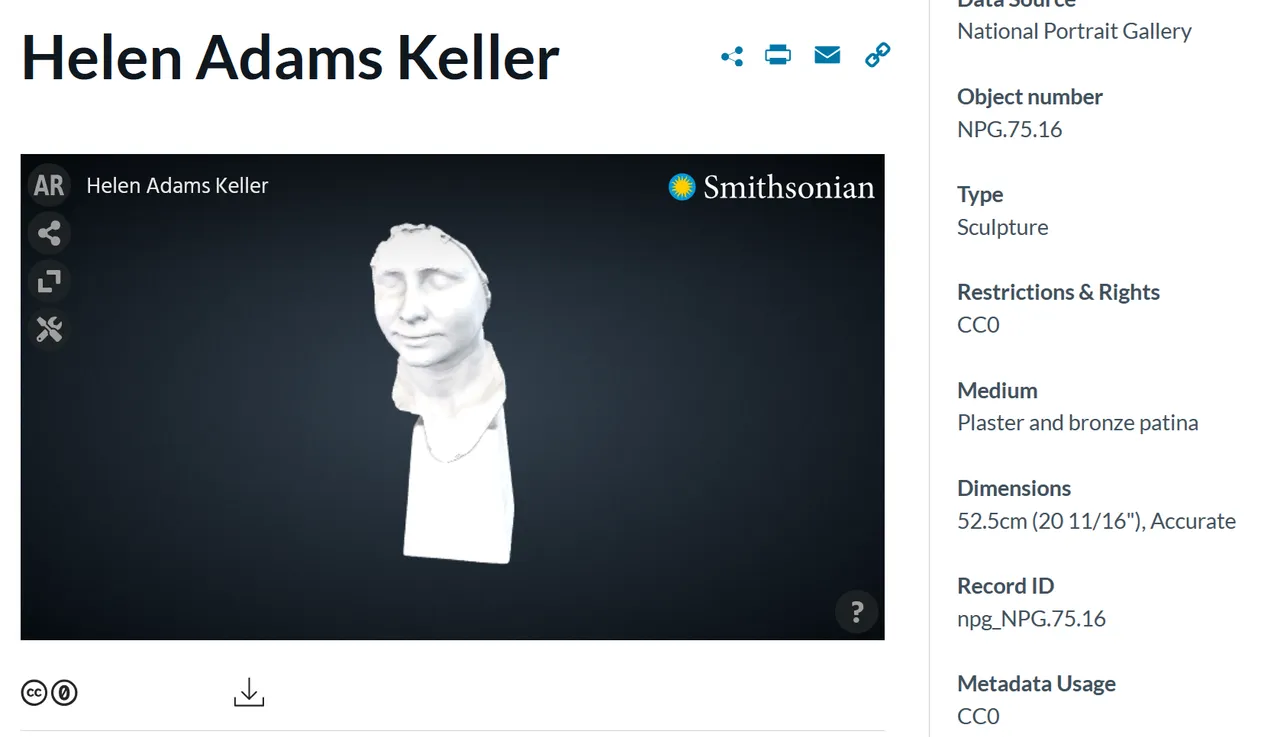 Helen Adams Keller by Books | Download free STL model | Printables.com