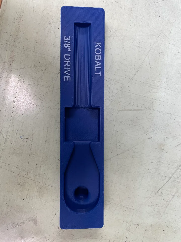 Gridfinity Kobalt 3/8" Drive Ratchet Holder 1x5x3 by ...
