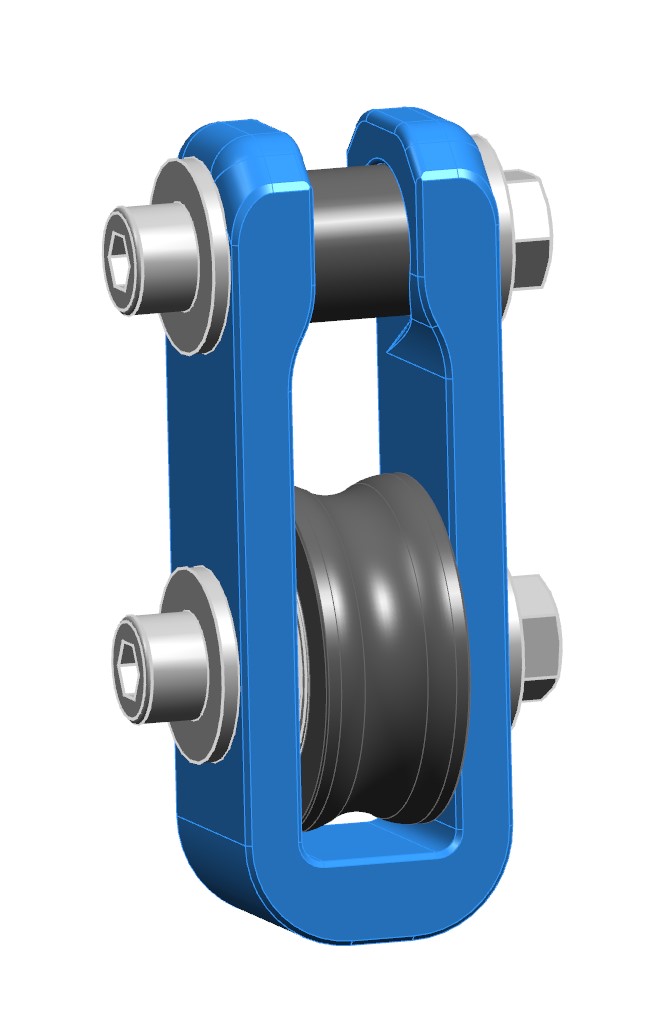 Pulley small | Umlenkrolle (klein) by Alex | Download free STL model ...