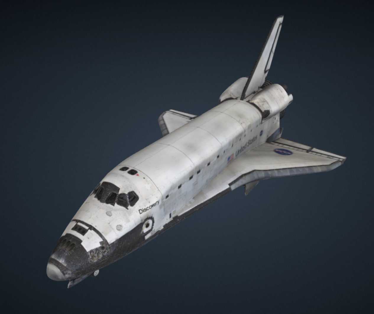 Orbiter, Space Shuttle, OV-103, Discovery by infinimorph_eni - MakerWorld