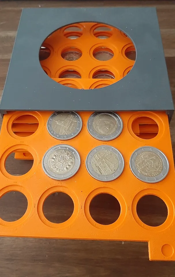 Storage for 2 euro coins for collectors by Felix | Download free STL ...
