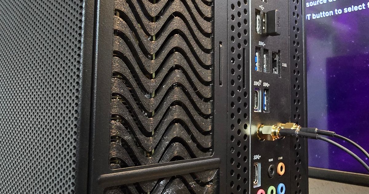 SSUPD Meshroom S V2 rear GPU slot cover by Projectsupra | Download free ...