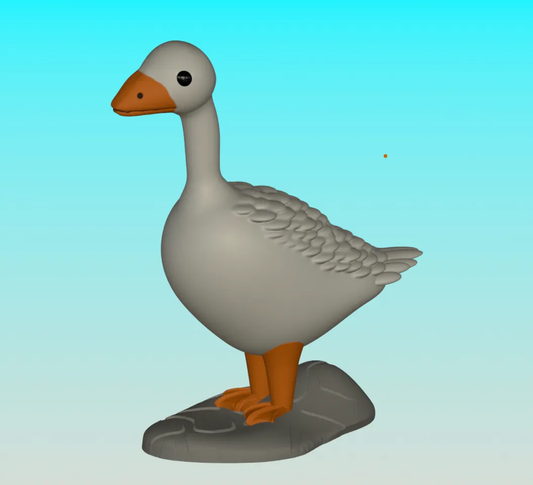 Gerald the great goose by ProfessorFlaw | Download free STL model ...