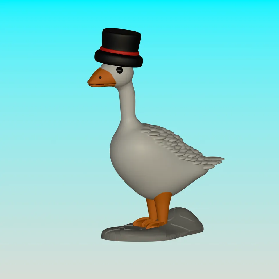 Gerald the great goose by ProfessorFlaw | Download free STL model ...