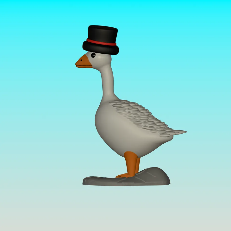 Gerald the great goose by ProfessorFlaw | Download free STL model ...