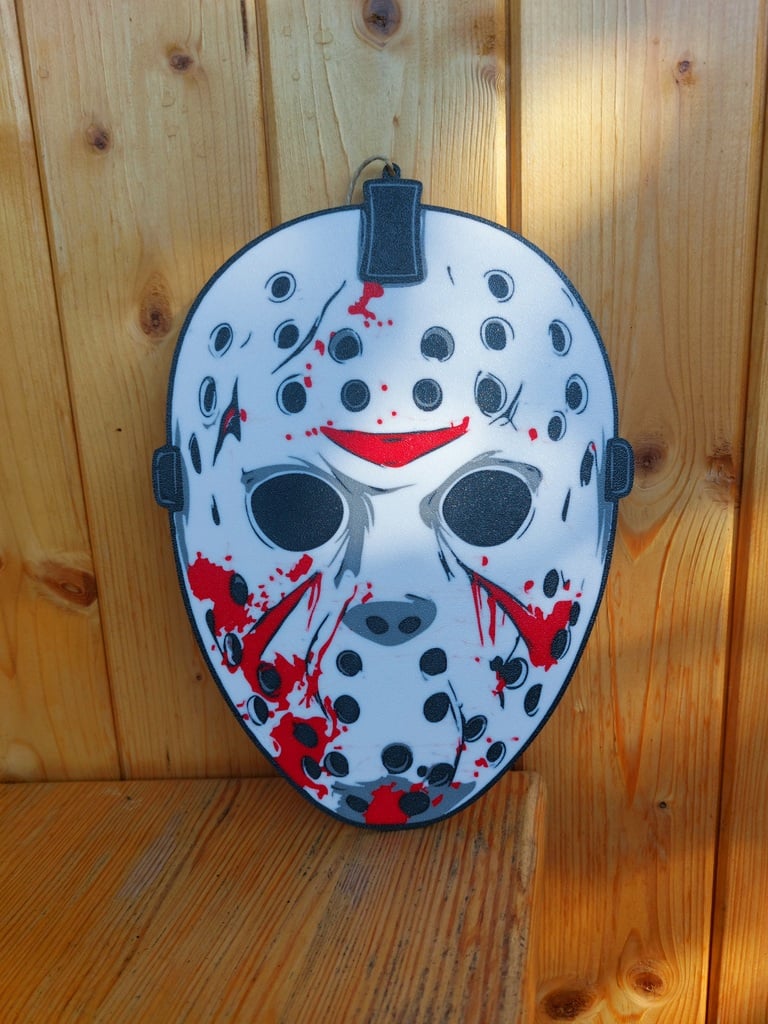 Halloween scary Jason's mask window decoration by kutnohormac ...