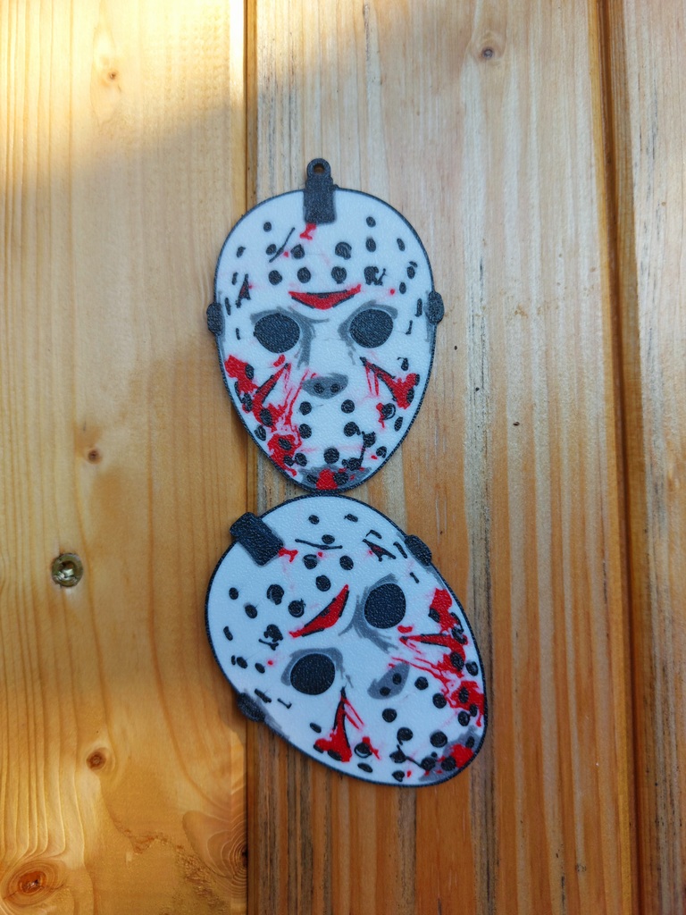 Jason's mask Fridge Magnet and keychain by kutnohormac | Download free ...