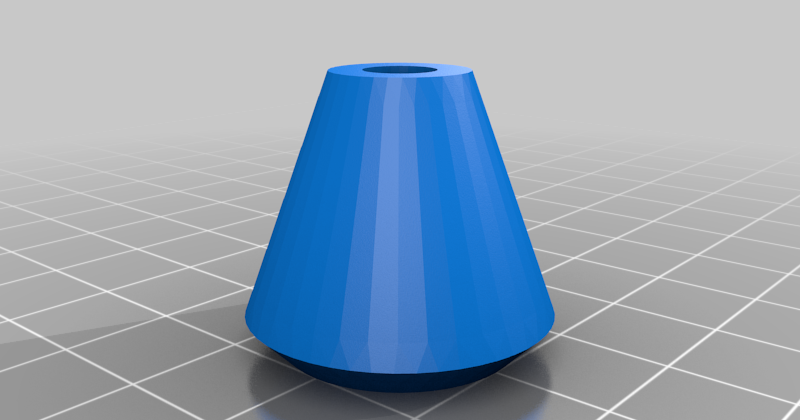 Parametric Knob for Bathroom Cabinet by RobusTetus | Download free STL ...