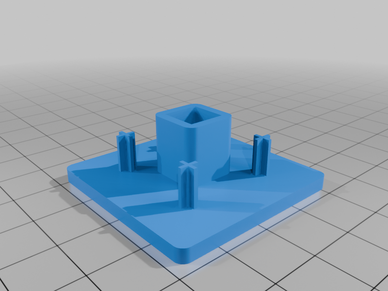 4040 V slot cap with button by RobusTetus | Download free STL model ...