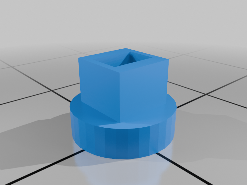 4040 V slot cap with button by RobusTetus | Download free STL model ...