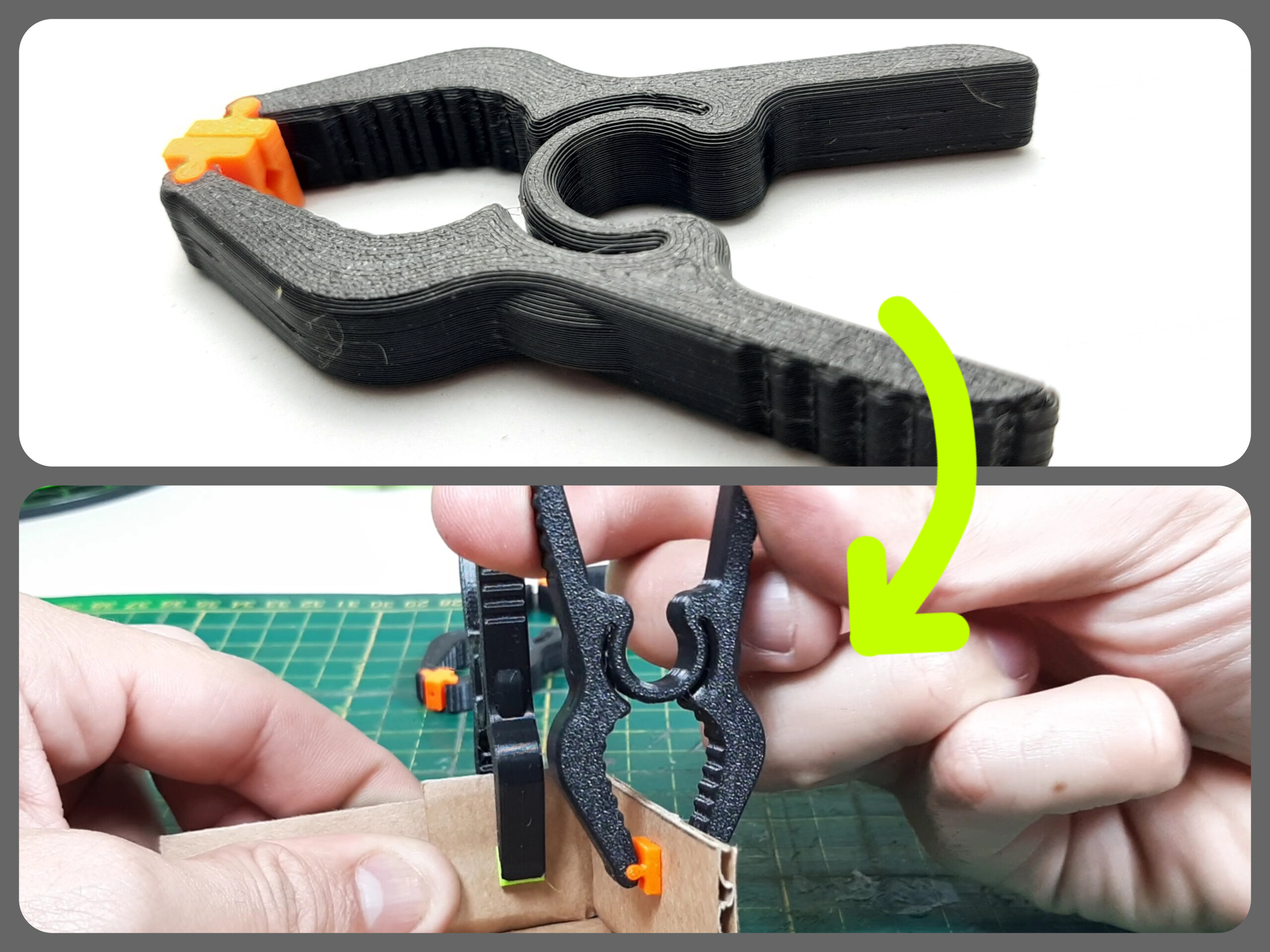 Clamp /print in place por Radical Maker | Descargar modelo STL gratuito ...