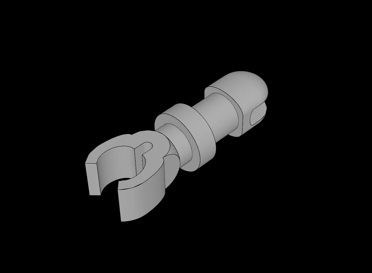 Lego Compatible (6265.dat) Minifig Skeleton Arm by thall72 | Download ...