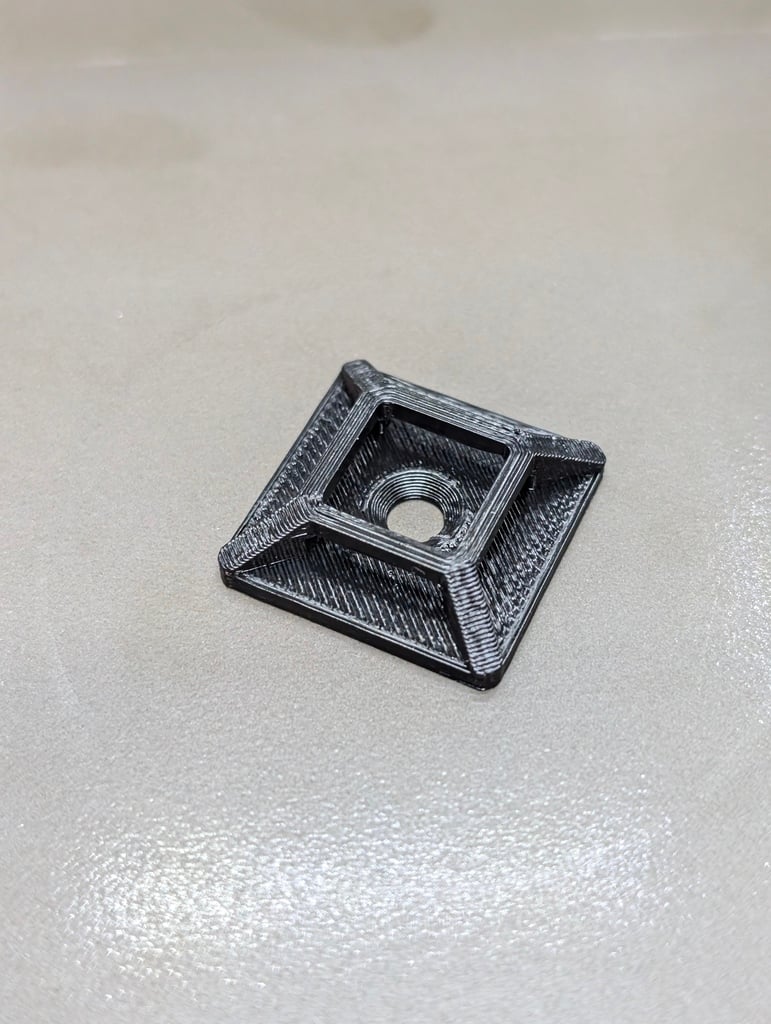 Tie wrap mount by Stevesgoodprints | Download free STL model ...
