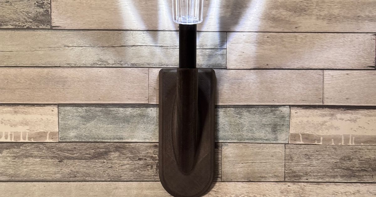 LED Wall Mount Torch design by hirt.3dprint | Download free STL model ...