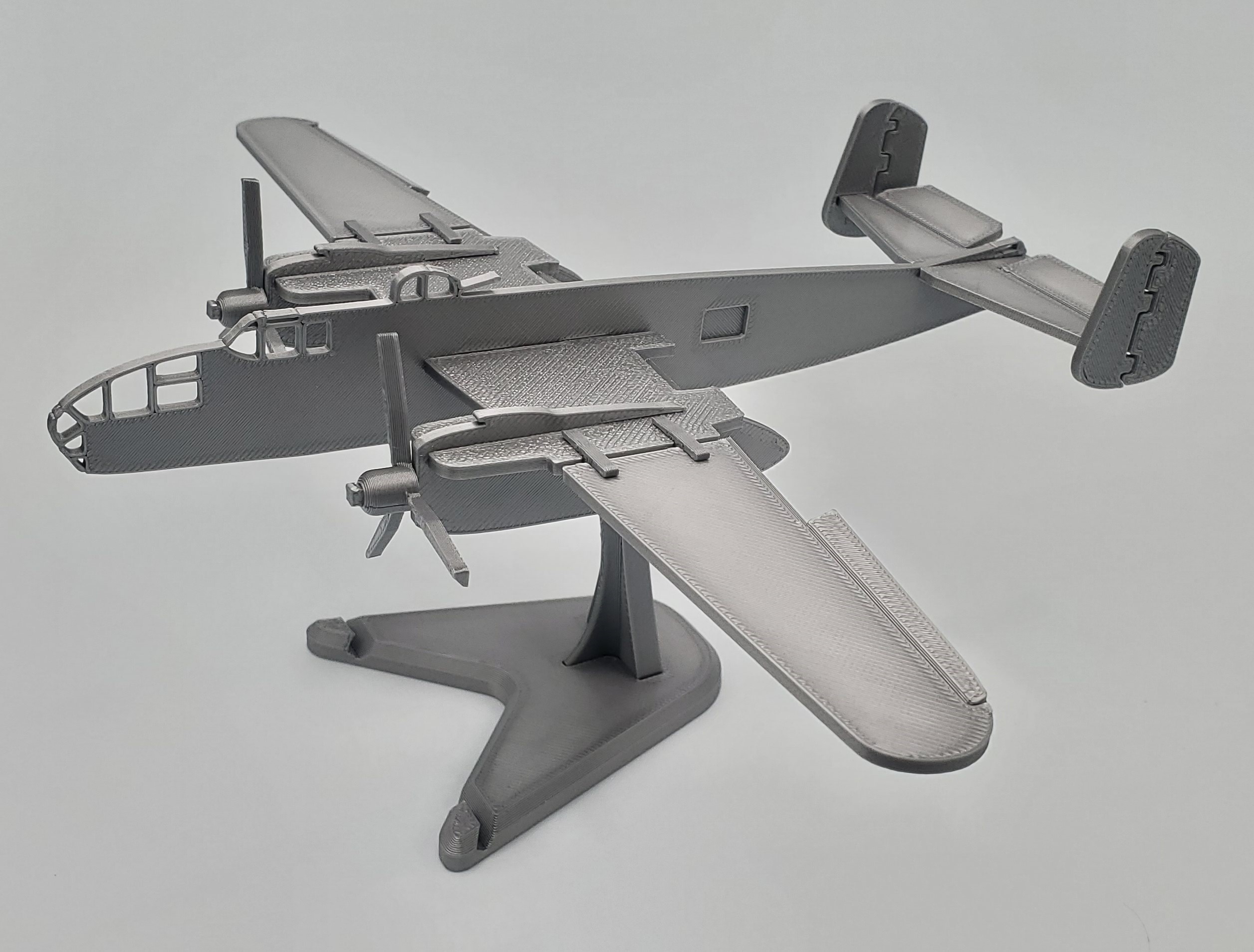 B-25J Mitchell WWII Bomber Aircraft Model Kit da Fight to Fly Designs ...