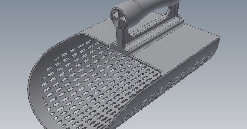 Sand scoop 130mm( about 5.1 inches) by Big Merona | Download free STL ...