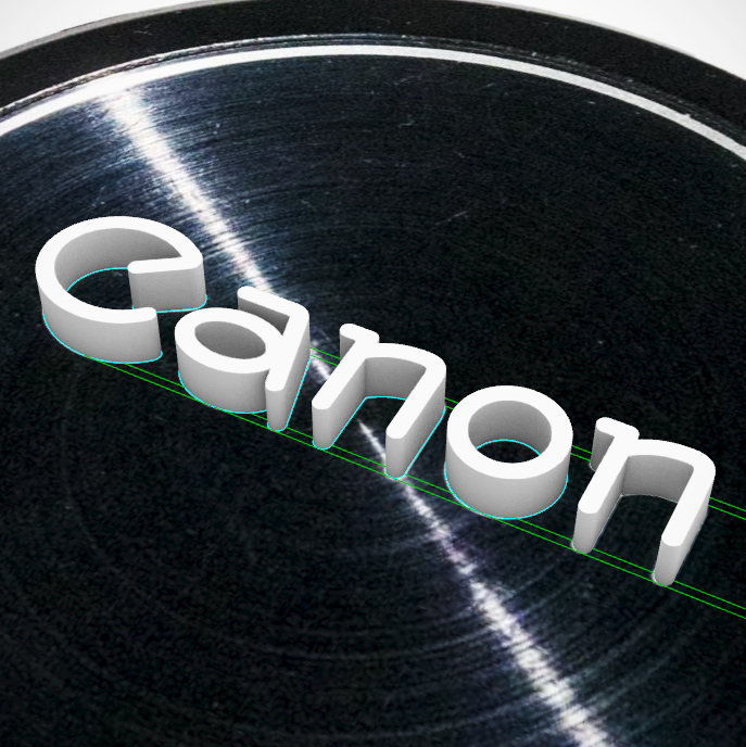 Vintage Canon Logotype by Catja | Download free STL model | Printables.com