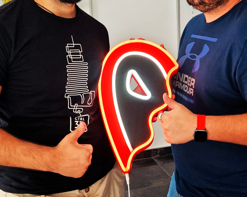 Deadpool & Wolverine Neon by Control 3D | Download free STL model ...