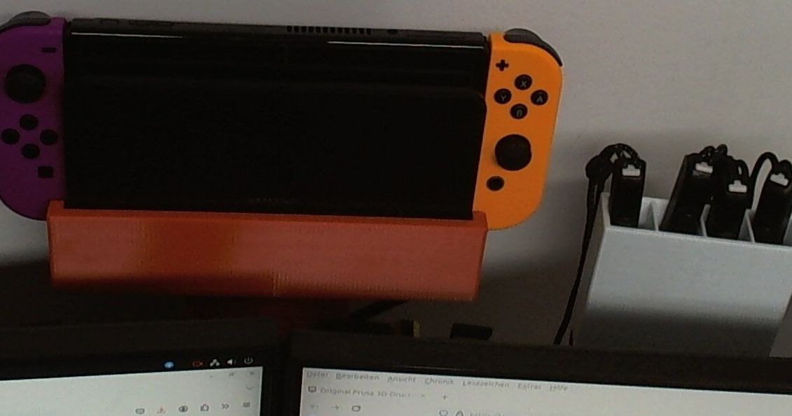 Holder for Nintendo Switch charging station, controller and controller rails (hand straps) by ...