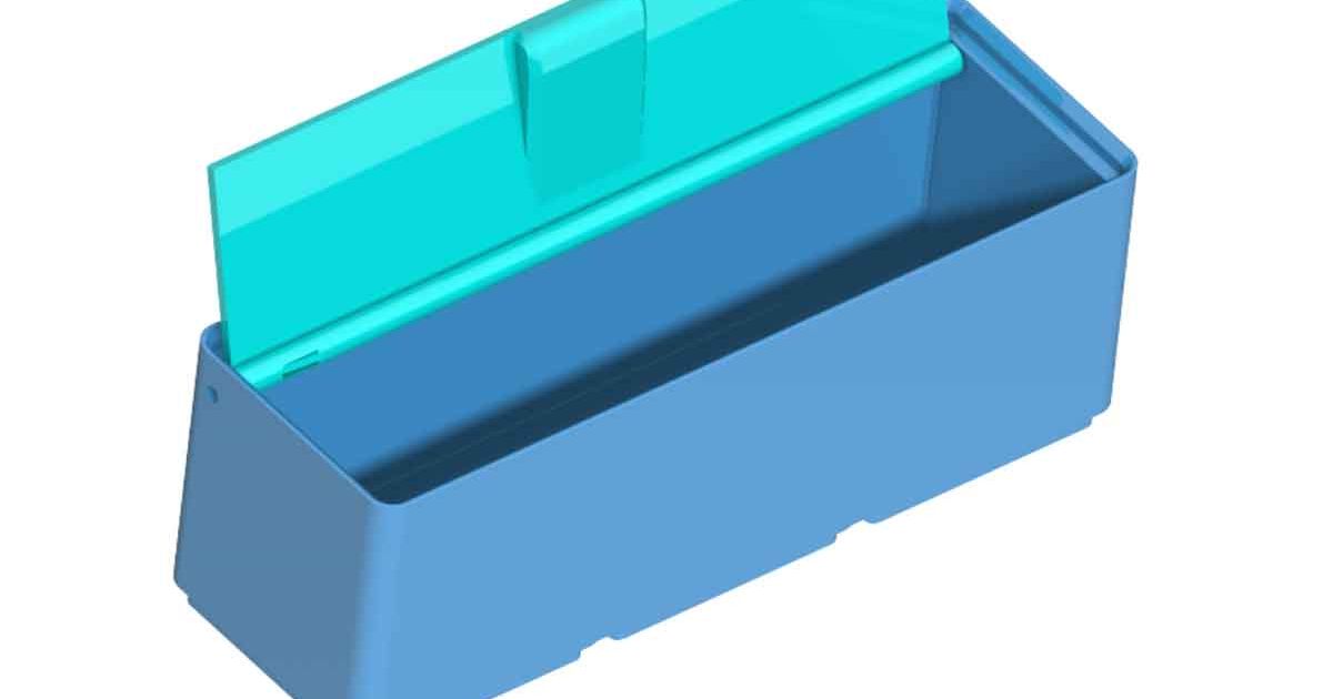 Gridfinity 1xY Single Compartment Lidded Bins v2.1 by MyStoopidStuff ...