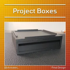 Electro-Cookie project boxes assorted by bobs409 | Download free STL ...
