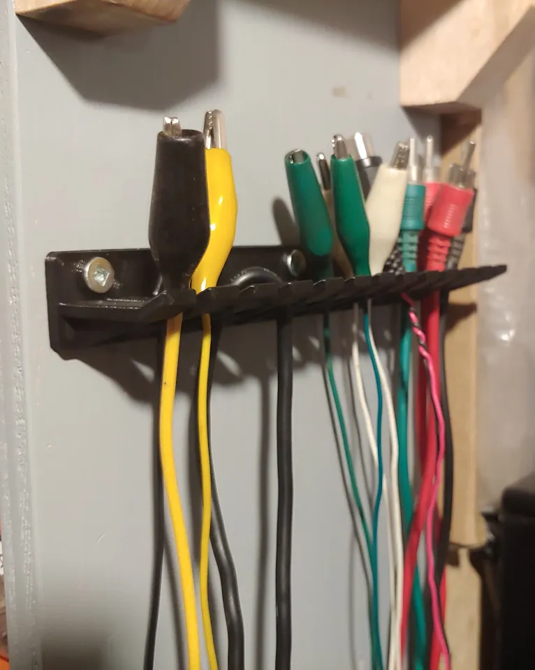 Test lead hanger by Drew | Download free STL model | Printables.com