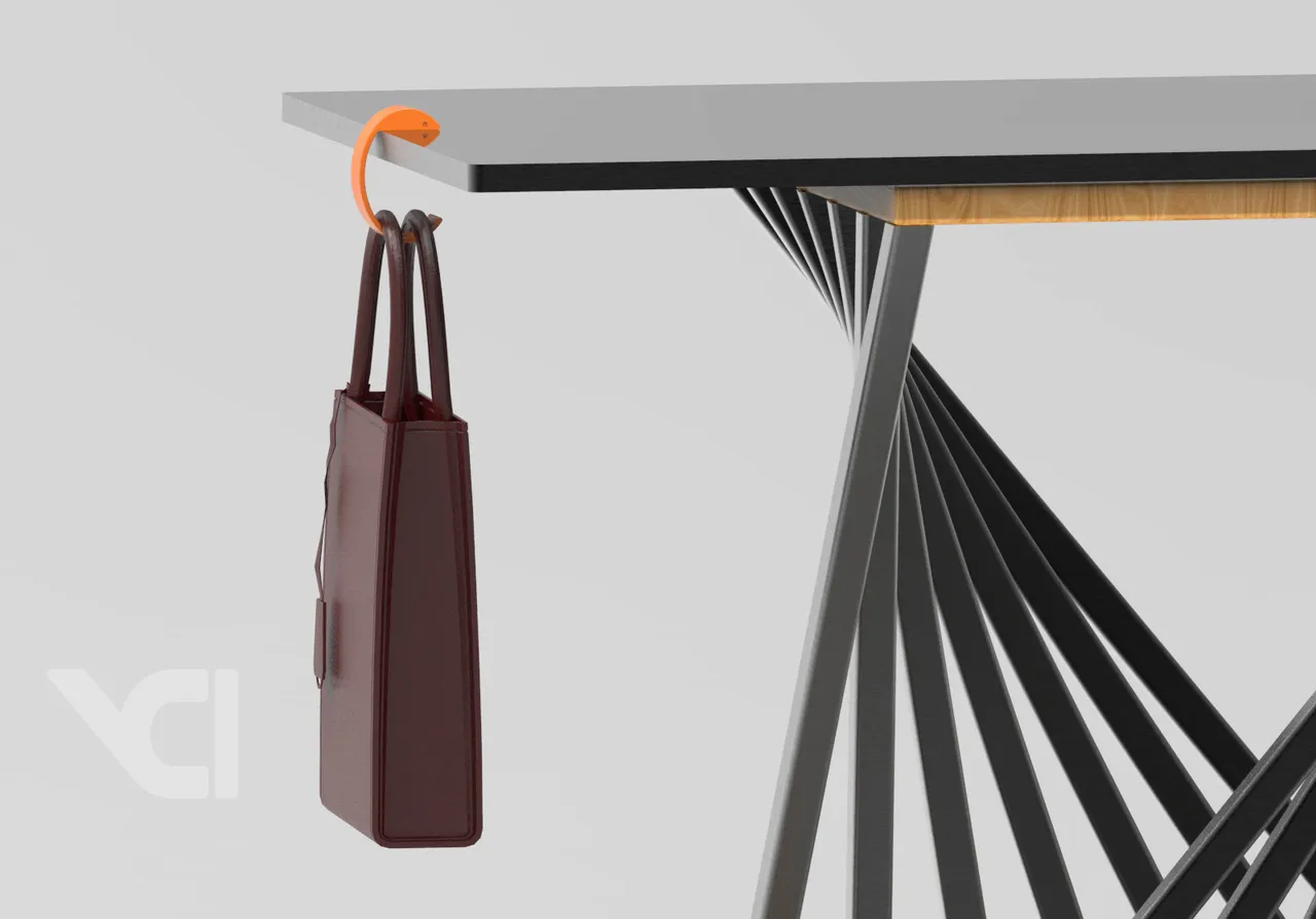 Bag Table Hook by VC Design | Download free STL model | Printables.com