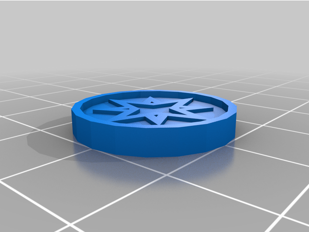 Quaker Star Coin by DocMyers | Download free STL model | Printables.com