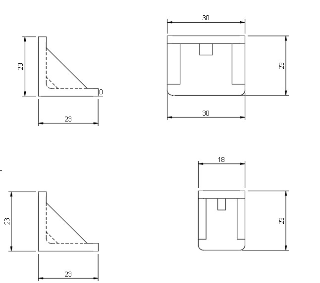 Plastic angle brackets by özcan inan | Download free STL model ...