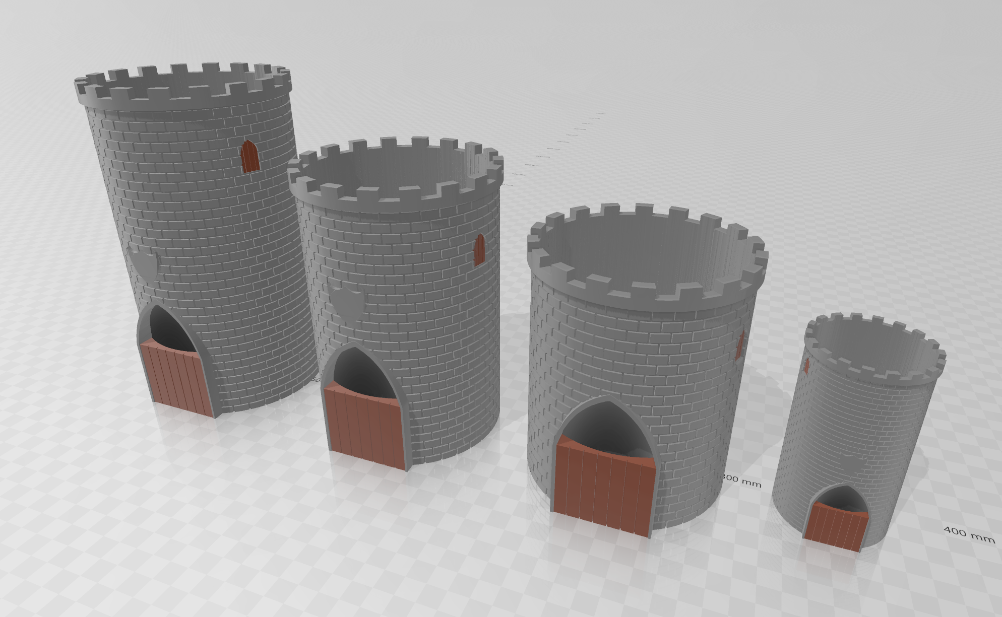Self-watering Flower Pot / Vase Castle Tower by Wolvie | Download free ...