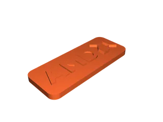 AMD logo single extruder by LukasZu3D | Download free STL model ...