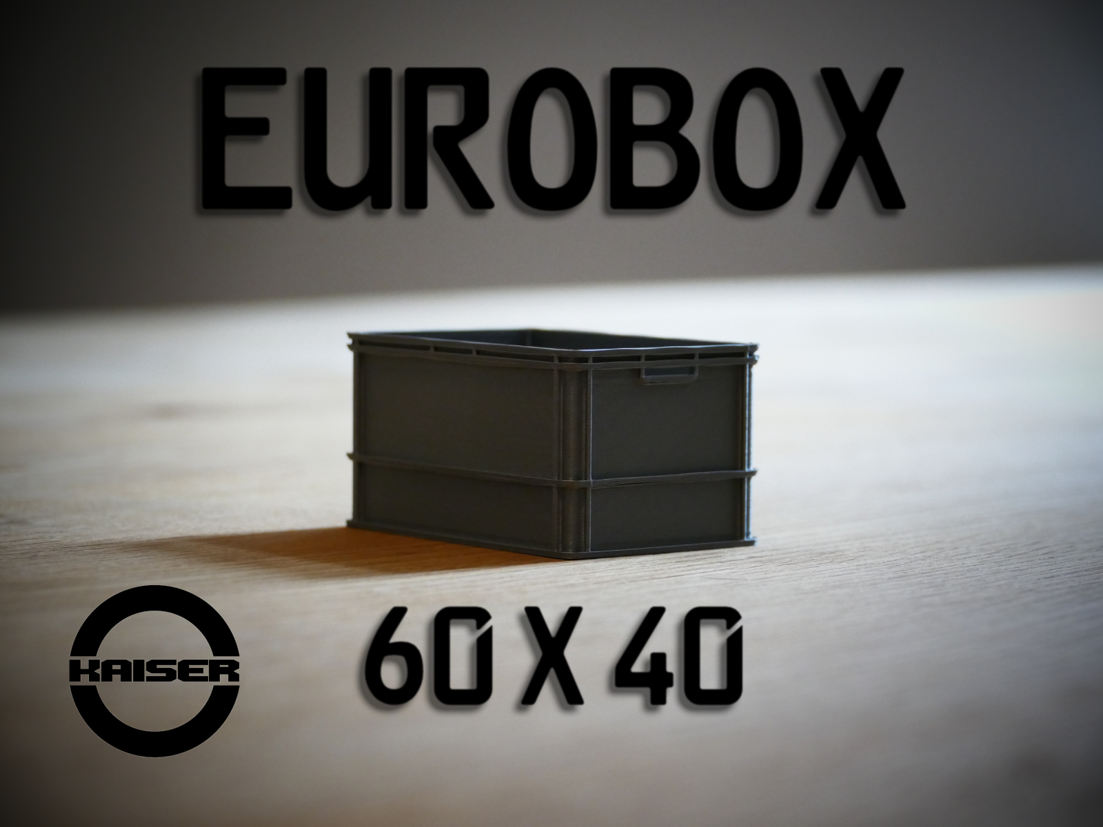 Eurobox - 60x40x32 by SchepperTs | Download free STL model | Printables.com