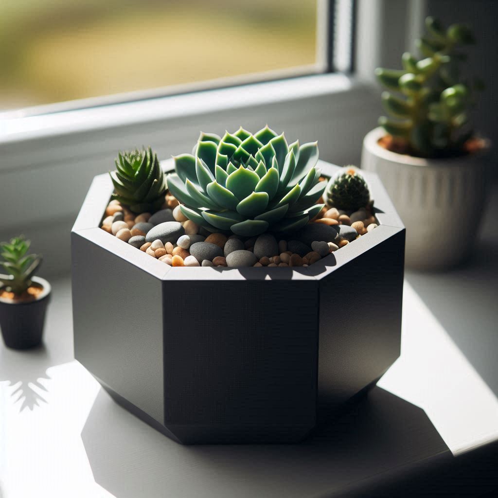 Design Octagonal Succulents Planter by Deltaprints | Download free STL ...