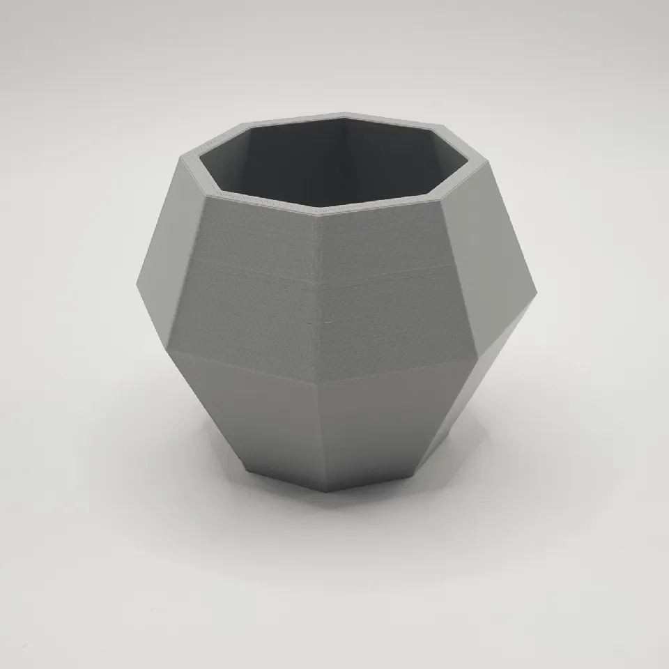 Modern Octagonal Planter for Succulents by Deltaprints | Download free ...