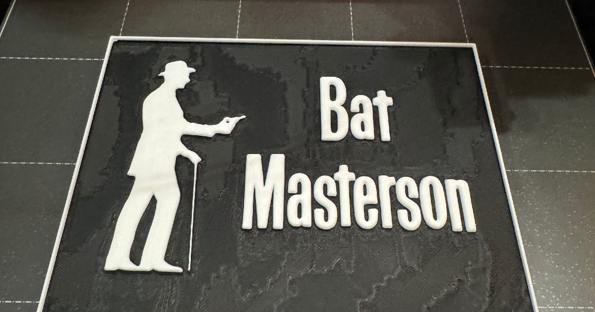Bat Masterson Logo by KevinWRay | Download free STL model | Printables.com