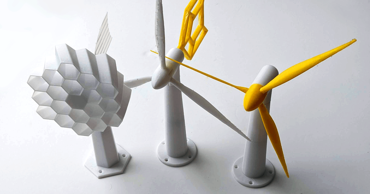 V5 Fully 3D Printable Modular Wind Turbine por DownTheShed | Descargar ...