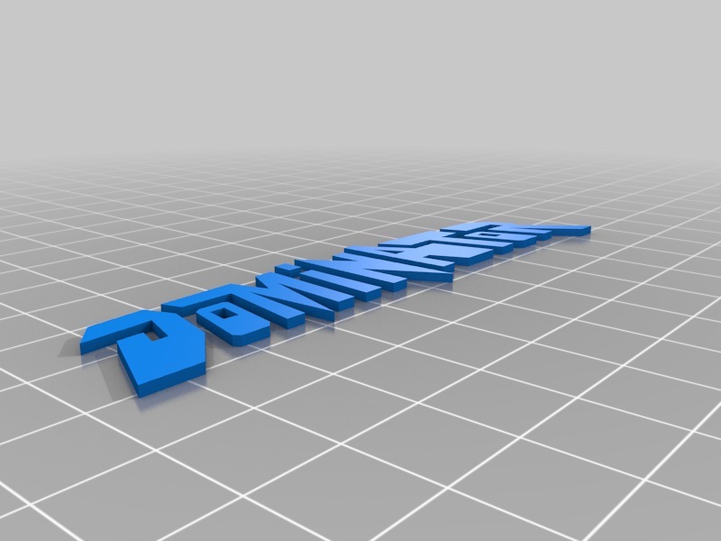 Kings Dominion Dominator logo by Zachery124 | Download free STL model ...