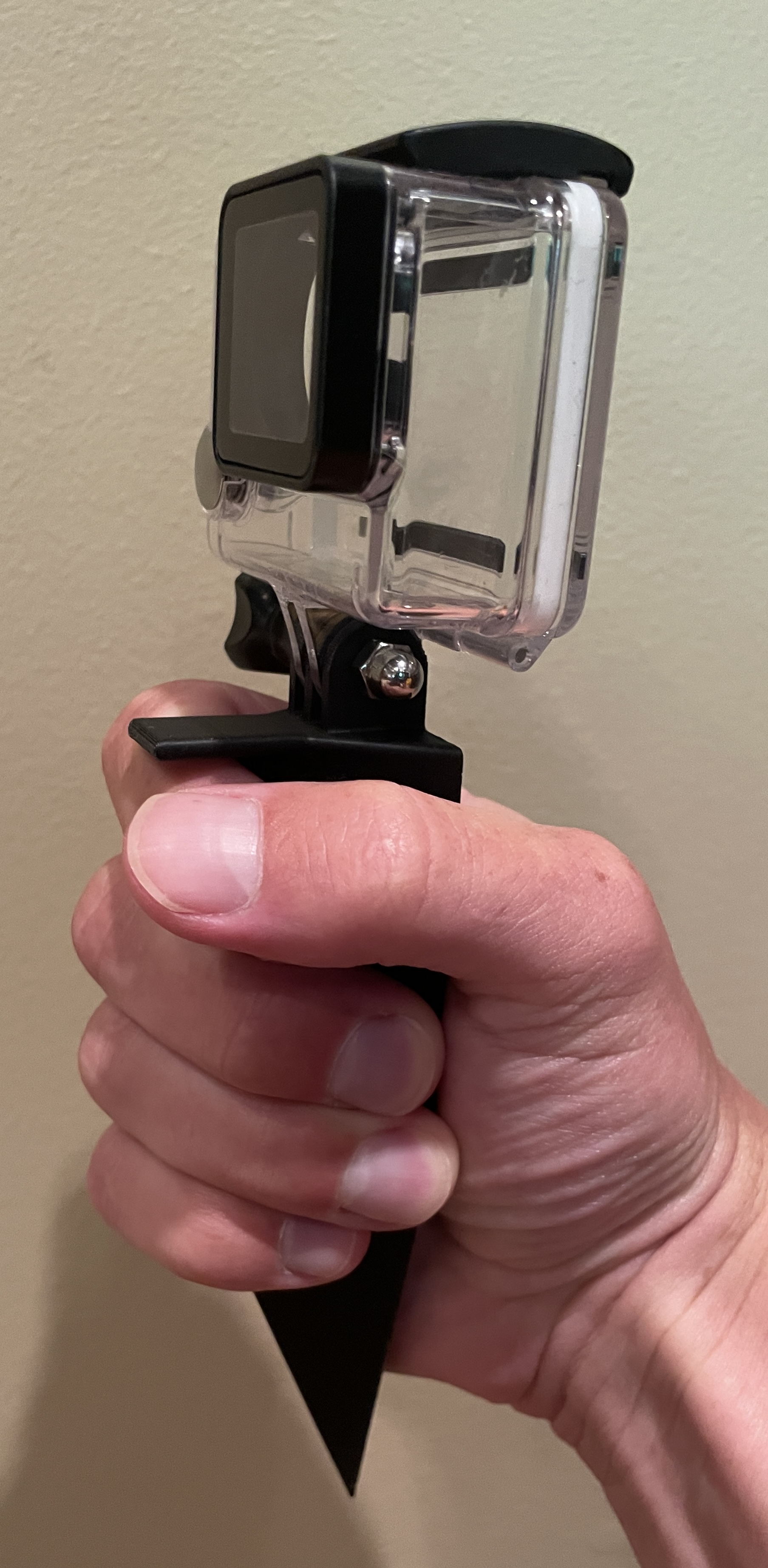 3-in-1 GoPro Mount & Tent Stake by banshee013 | Download free STL model ...