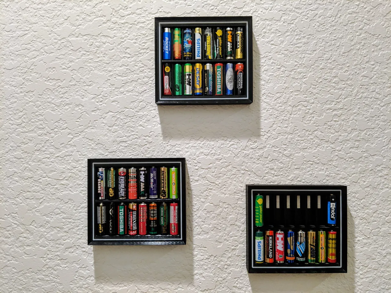 AA Battery Display Frame by nullgel | Download free STL model ...