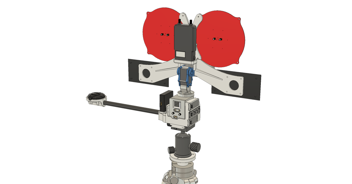 MFD Crossbow Mini AAT Mount for HDZero, Walksnail, SIYI HM30, Maple ...
