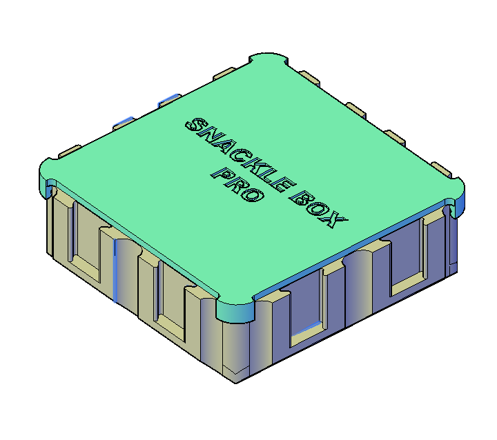 SnackleBox Beach Bento Box by GC Prints | Download free STL model ...